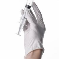 China Factory Latex Examination Gloves Powder Free Medical Gloves 240mm Length CE ISO for sale