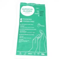 China Disposable Natural Latex Examination Gloves Powder Free White Color 240mm Length XS-XL for sale