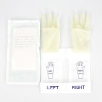 China Powder Free Latex Medical Examination Glove 0.10mm Thickness Disposable for sale