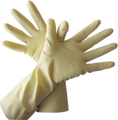 China Natural Rubber Latex Household Gloves for sale