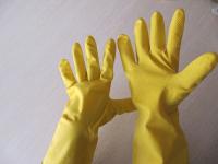 China Natural Rubber Latex Household Gloves for sale