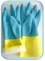 China Natural Rubber Red Color Dielectric Safety Latex Gloves 30cm Length S-XL for sale