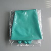 China Protective Work Working Waterproof Latex Household Kitchen Blue Nitrile Gloves for Cleaning for sale