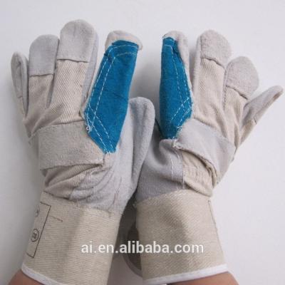 China Heavy multilayer working gloves / Double Palm Feroze Safety Gloves for sale