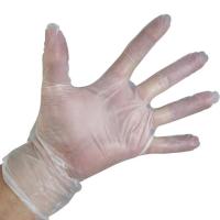 China 9 MPa Clear Size Available Smooth Surface Vinyl Disposable Gloves for sale