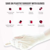 China SGS QSR Latex Free Disposable Powder Free Vinyl Gloves 240mm Length XS-XL for sale