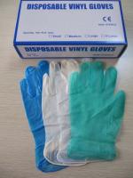 China 4 Mil Ambidextrous PVC Disposable Vinyl Examination Gloves Non Sterile 240mm Length for sale