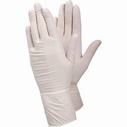 China Sterile Smooth Touch Disposable Latex Gloves roll back prevention for sale