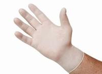 China Beaded Cuff Stretchy Disposable Latex Gloves Small XL For Hospital for sale