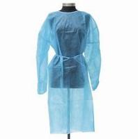 China Protective  3xl  Blue Disposable Isolation Gowns Fluid Resistant for sale