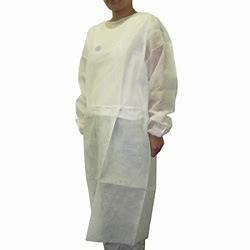 China FDA Lint Free Long Sleeve Disposable Isolation Gowns 16-50gsm S-XXXL for sale