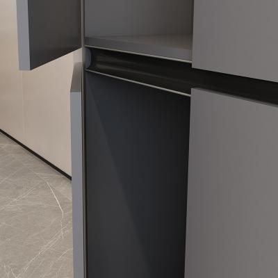 China Recessed Furniture Hardware Handle For Cabinet Embedded Flush Edge Finger for sale