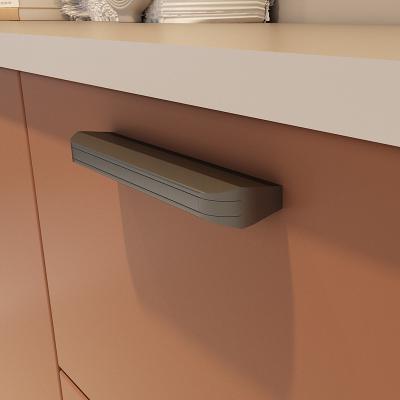 China 120mm Concealed Gunmetal Cabinet Handles For Cupboard Furniture for sale