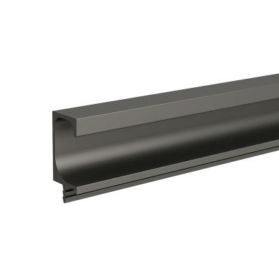 China Modern Kitchen Bathroom Aluminium Cupboard Handles G Shape 160mm for sale