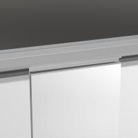 China OEM Hidden Handle G Shaped Wardrobe Aluminium Profile For Kitchen Cabinets for sale