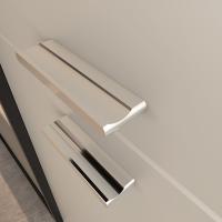 China 256mm Aluminum Furniture Hardware Handle Pull For Dresser for sale