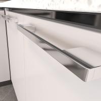 China Brushed Nickel Furniture Hardware Handle 96mm For Cabinet for sale