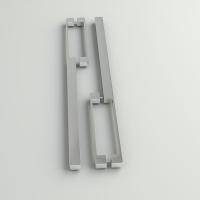China Brushed Chrome Aluminum 128mm Kitchen Door Handles For Cupboard for sale
