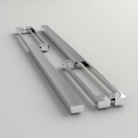 China Brushed Chrome Aluminum 128mm Kitchen Door Handles For Cupboard for sale