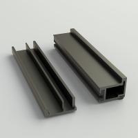 China GAINER Glass Frame Aluminum Furniture Profile Handle For Wardrobe for sale