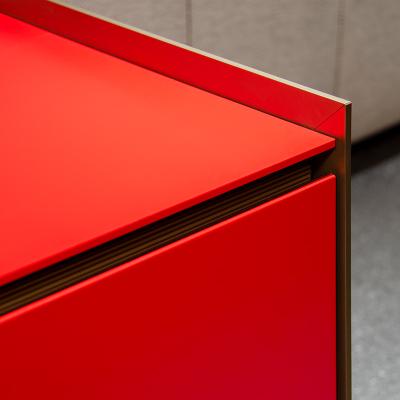 China Living Room Aluminium Home Furniture Wall Mouted Almirah With TV Cabinet for sale