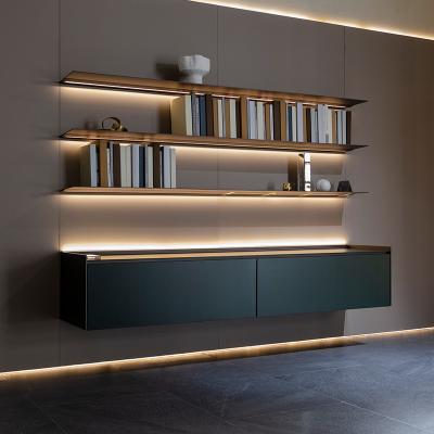 China Sintered Stone Aluminium Home Furniture Natural Marble TV Showcase Customized for sale
