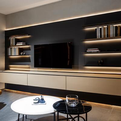 China Particle Board TV Display Cabinet Units OEM Furniture Flameproof for sale