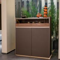 China OEM Aluminium Frame Furniture Dining Room Liquor Cabinet Almirah  for sale