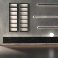 China Aluminum Frame Plywood Wall Mounted TV Unit Stand Custom for sale