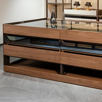 China Storage Wardrobe Platsbyggd Walk In Closet Furniture Center Island Design for sale