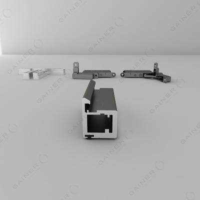 China Aluminium Frame Modular Kitchen Set For Cabinet Rock Door OEM for sale