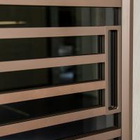 China Hurricane Proof Concertina Interior Sliding Partition Doors Internal Steellooked for sale