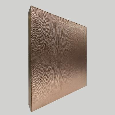 China 10 * 8 Anodized Aluminum Modular Kitchen Cabinet Metal Door ODM for sale