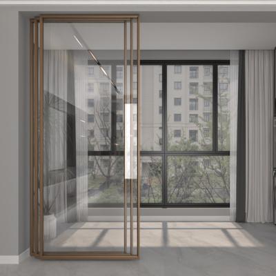 China Slimline Aluminium Internal Sliding Doors For Partition Wall Kitchen Office for sale