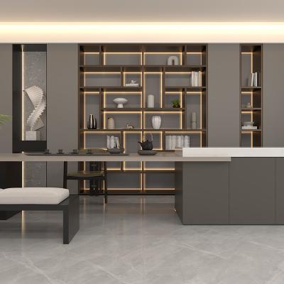 China ODM Kitchen Corner Modular Cupboard Storage Showcase Display Glass With Lights for sale