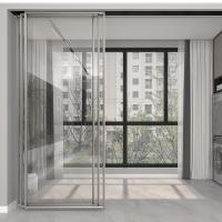 China 80KG Conservatory Aluminium Internal Sliding Doors Sound Insulated for sale