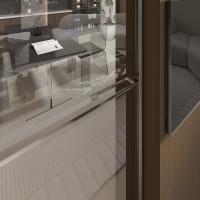 China Grade A Aluminum Framed Internal Doors Clear Glass Pivot Doors for sale