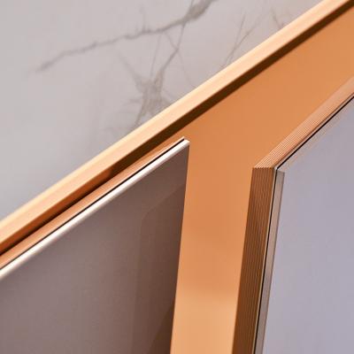 China 0.597KG/M Furniture Hardware Handle Kitchen Cabinet Wood Hidden Aluminum Handles for sale