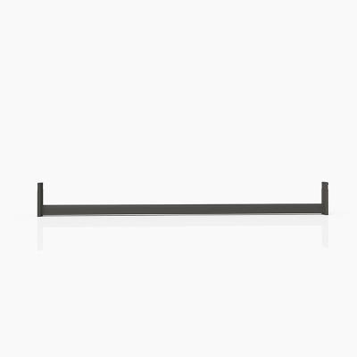 China Champagne Aluminium Profile Hanging Rail Rod Cabinet Accessories for sale