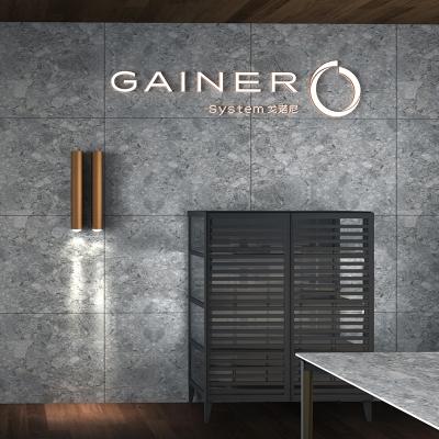 China Customized Luxury Aluminum Glass Sideboard Modern Living Room Side Cabinet for sale