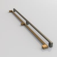 China High Strength Cabinet Drawer Handle External Shock Resistance for sale