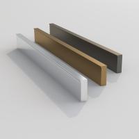 China Aluminum Furniture Hardware Handle 250mm Door Push Pull Handle for sale