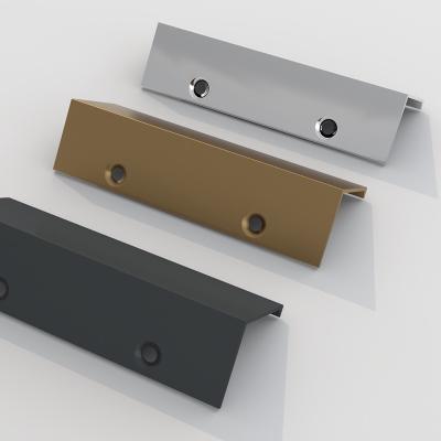 China OEM Durable Aluminum Hidden Cabinet Handle For Drawer Wardrobe for sale