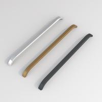 China Aluminium Alloy Modern Wardrobe Handles Black Matt Colors for sale