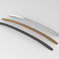 China Modern Simplicity Cabinet Drawer Handle Aluminium Alloy Interior Pull Set Customized Size for sale