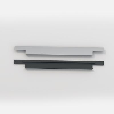 China Non Toxic Invisible drawer Handle Aluminum Recessed Kitchen Cabinet Pull Handle for sale