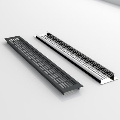 China Aluminum Ventilation In Cabinet To Return Air Vent Grille For Kitchen Wardrobe for sale