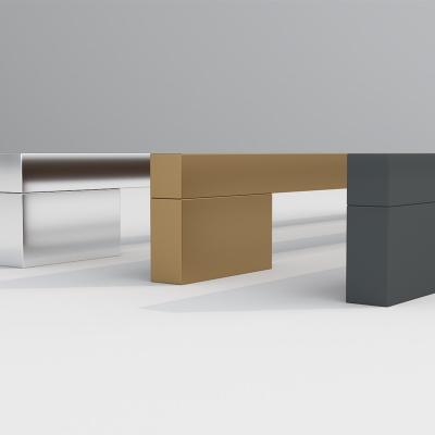 China Long Stainless Steel Cabinet Handle Luxury Gold Furniture U Shaped Pull Wardrobe Hardware for sale