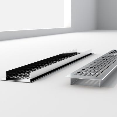 China 80mm Water Resistant Aluminum Air Vent Intake Cover Storage Organizer Ventilation Grid for sale