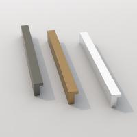 China Furniture Hardware Bedroom Cabinet Handle Fancy Kitchen Cabinet Door Handles Aluminum Chrome for sale